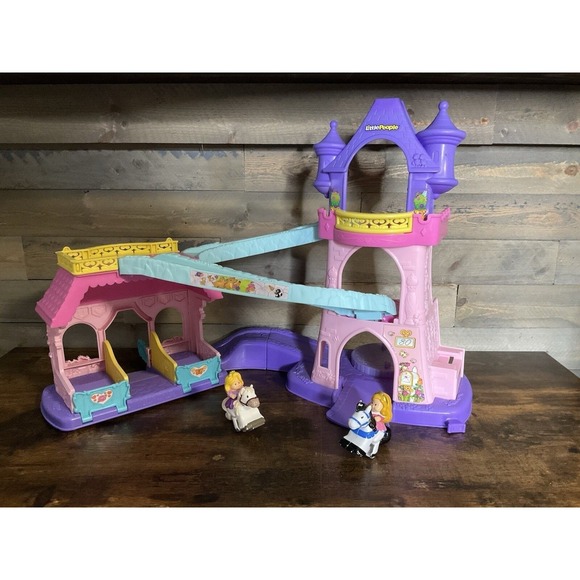 Toys | Fisher Price Little People Klip Klop Castle Figures Lot Set As Is | Poshmark